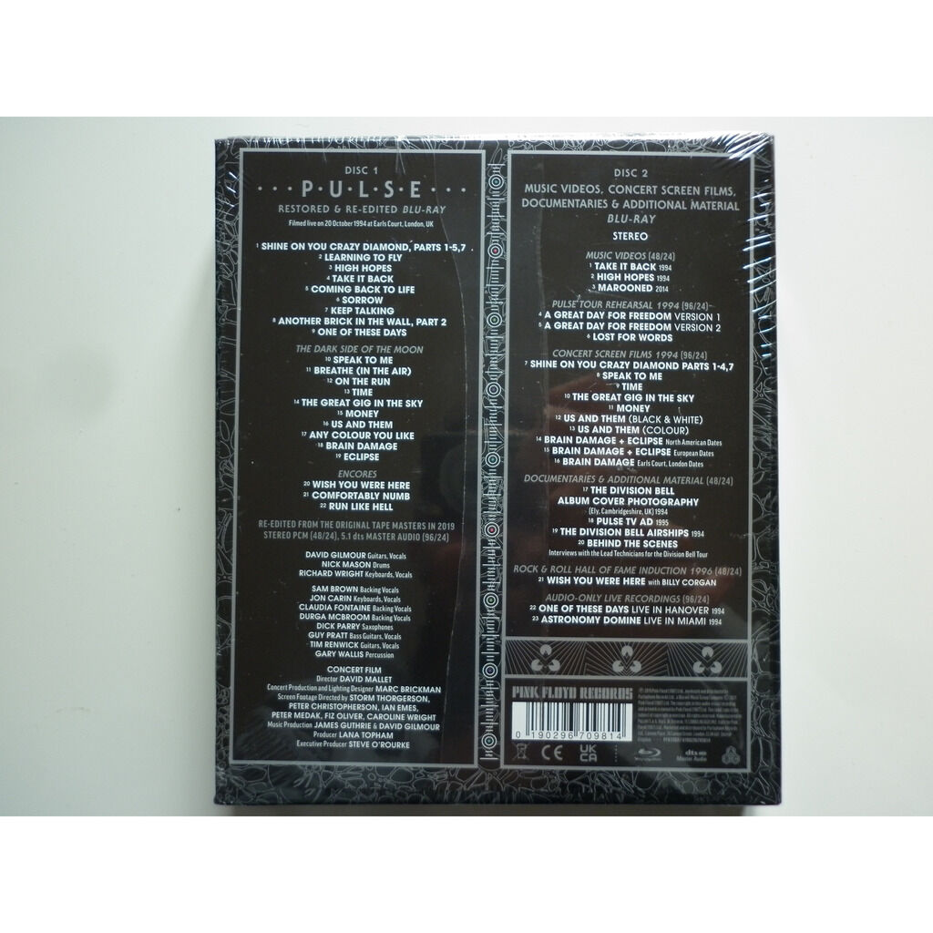Pulse led clignotante de Pink Floyd, Coffret Blu-ray Disc chez fanfan ...