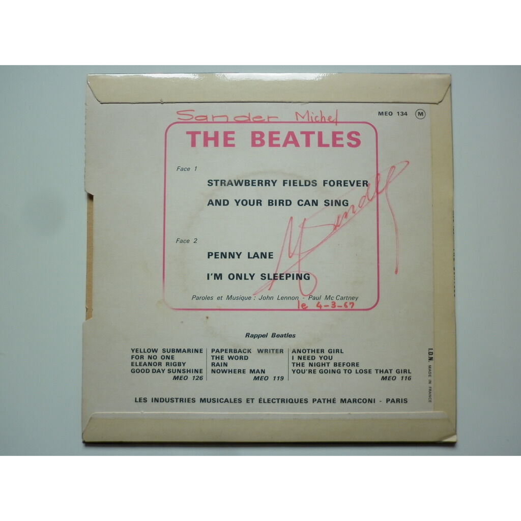 Strawberry fields forever / penny lane mint de The Beatles, EP chez ...