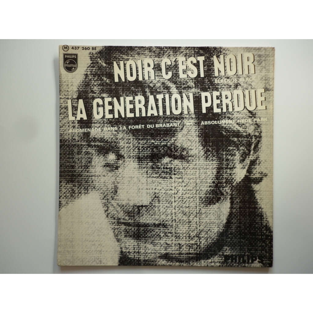 Noir c'est noir / la génération perdue mint de Johnny Hallyday, EP chez ...