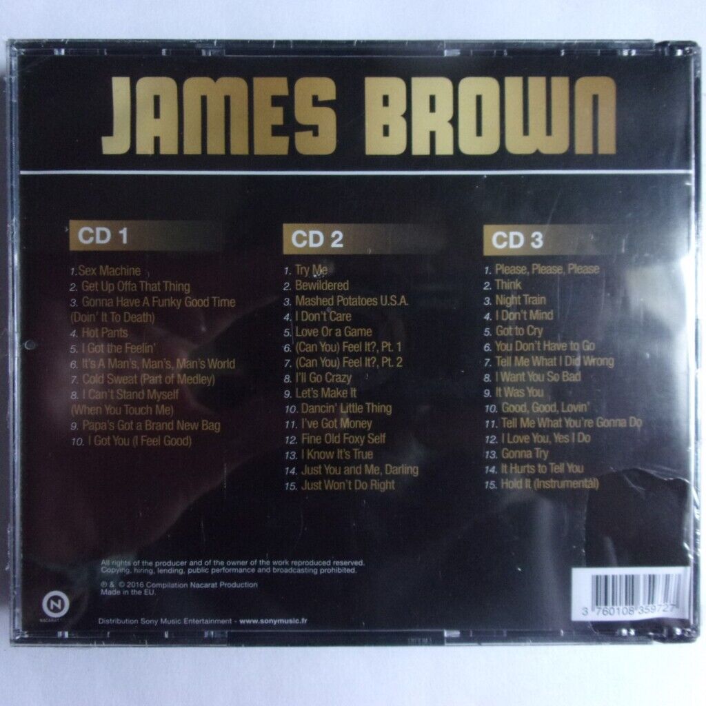 James brown (les plus grands standards de l'artiste emblématique de la ...