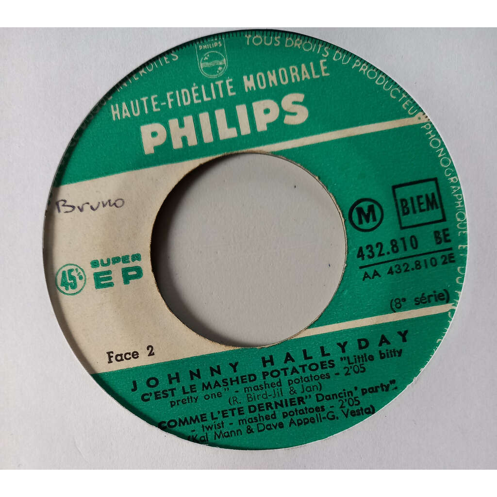 L idole des jeunes de Johnny Hallyday, EP chez tommy27 - Ref:126803346