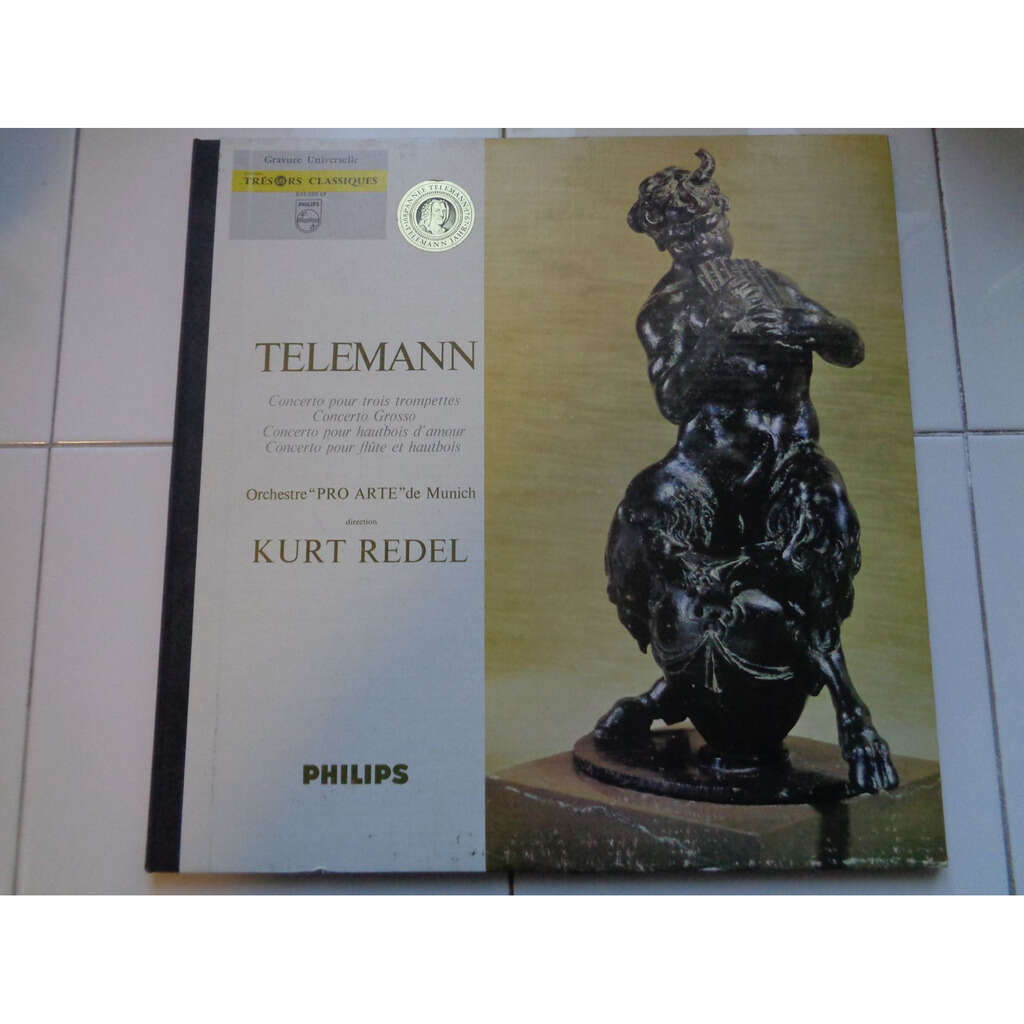 Telemann : concertos pour 3 trompettes, grosso, pour hautbois d'amour ...