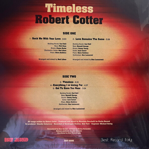 ROBERT COTTER timeless, 33T en vente sur PhilBoogieTimes