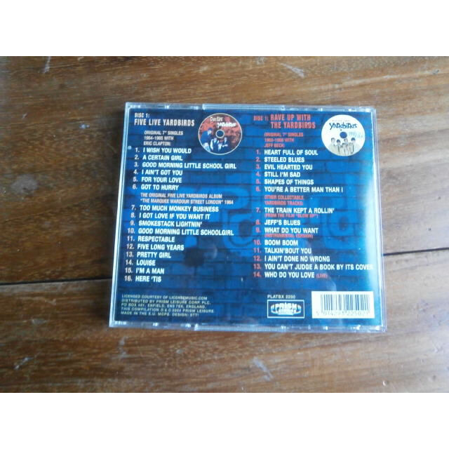 The clapton and beck years de Yardbirds, CD x 2 chez seventies - Ref ...