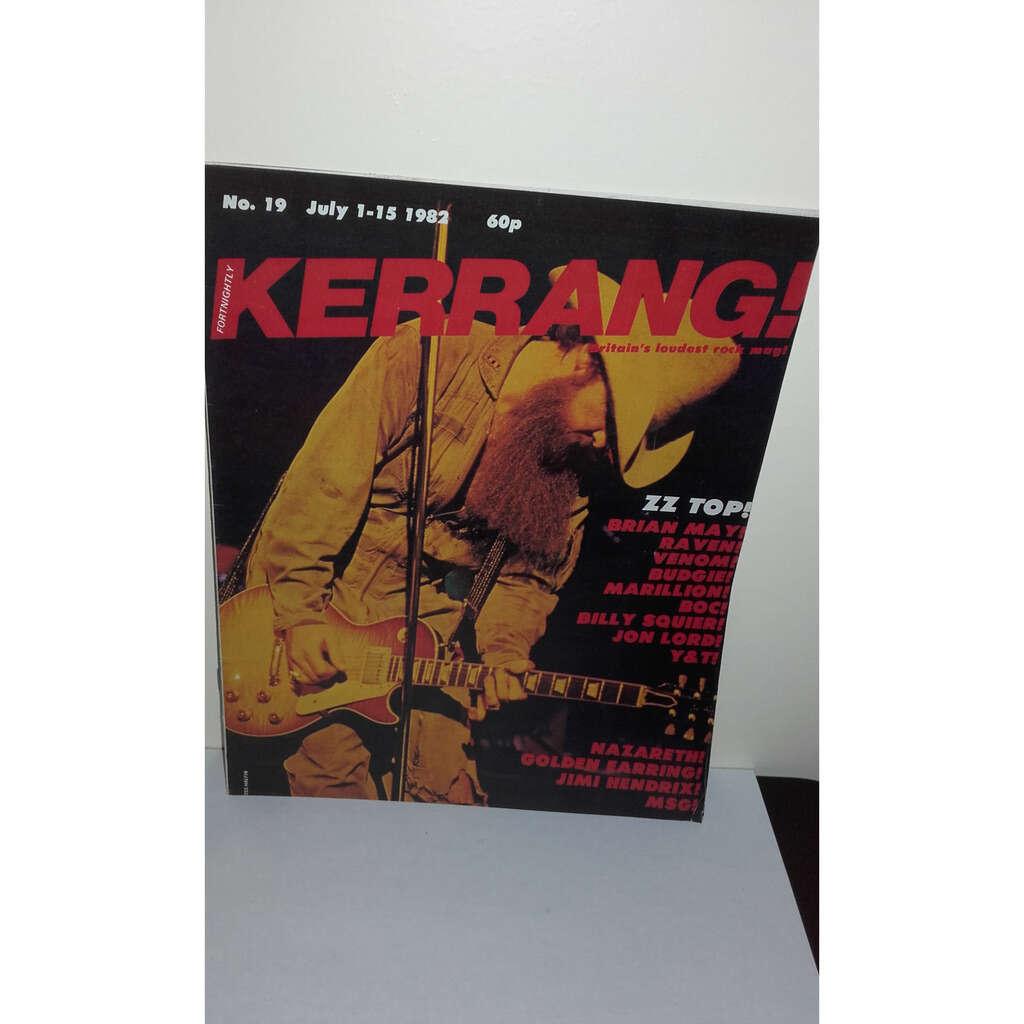 Kerrang! n°19 - july 1 1982 (uk magazine) avec zz top, brian may, venom ...