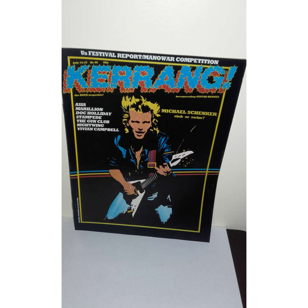 Kerrang! n°46 - july 14 1983 (uk magazine) avec michael schenker, asia ...