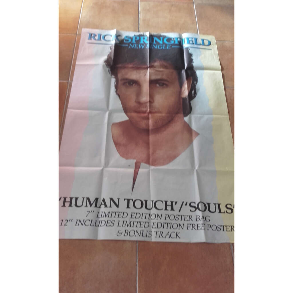 Affiche originale / original uk poster human touch 1983 de Rick ...