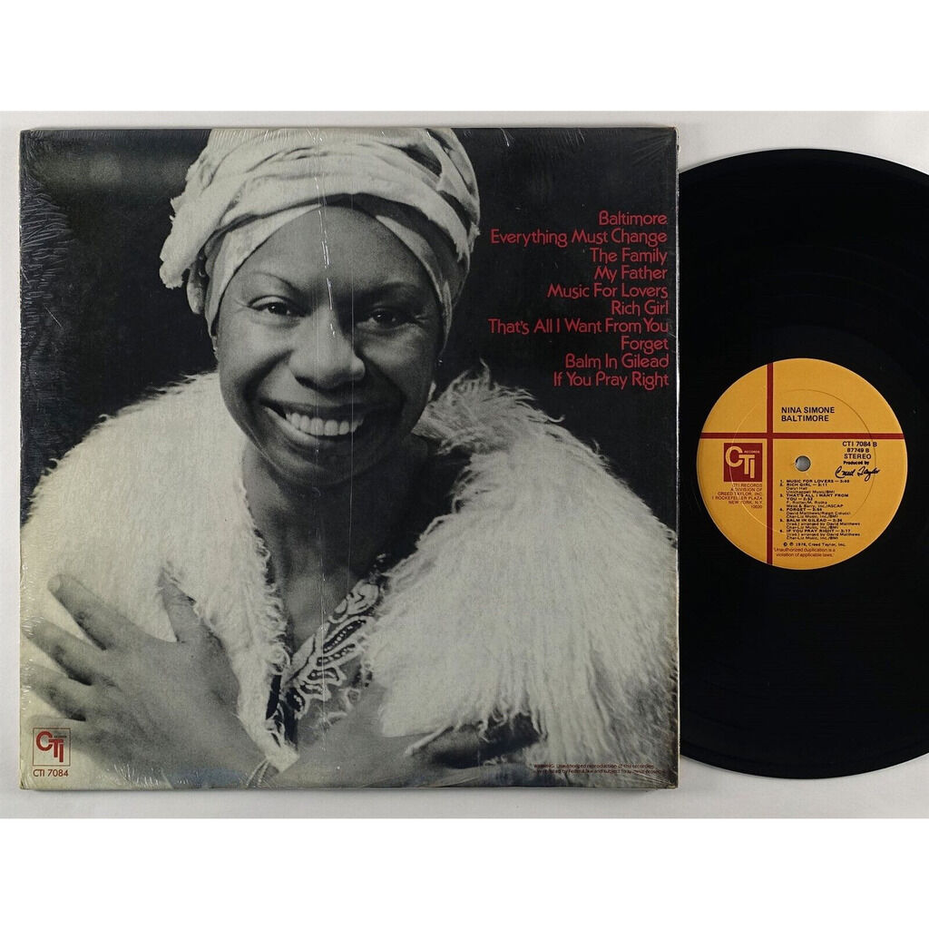 Baltimore de Nina Simone Al Schackman Dave Matthews Eric Gale Jerry ...