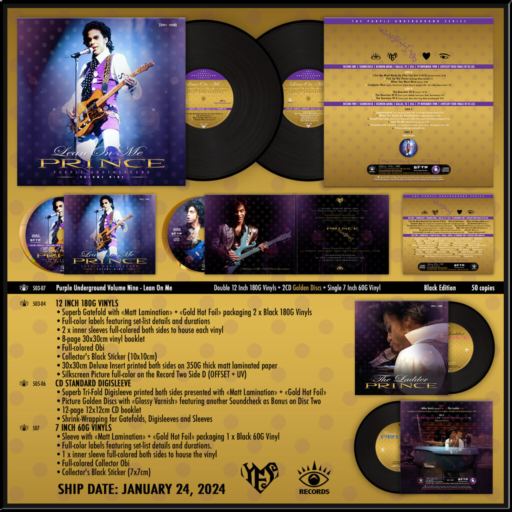 Purple underground volume nine - lean on me - super deluxe black box ...