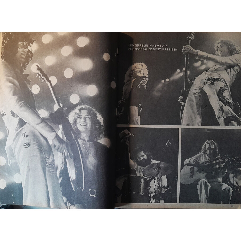 Rock (nov. 1977) (usa 1977 original jimmy page front cover magazine ...