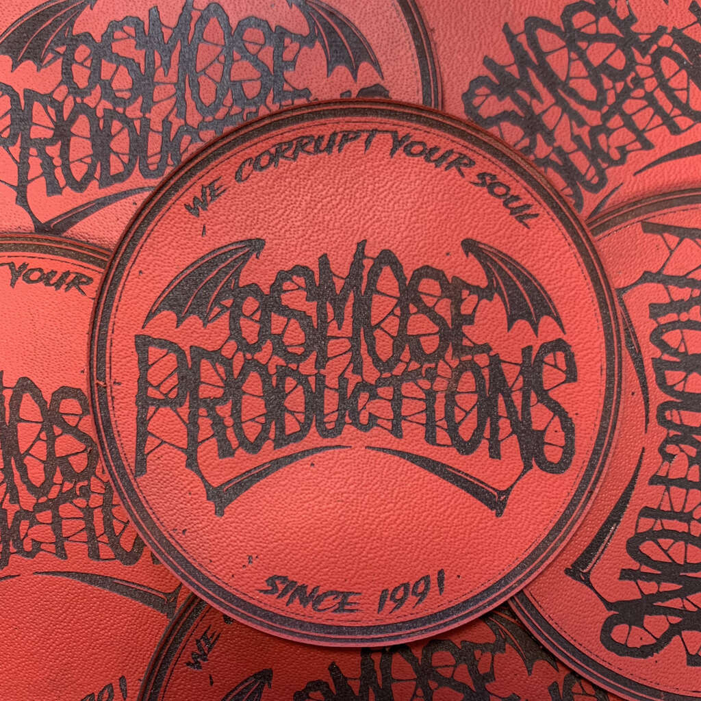 OSMOSE osmose. logo leather patch, PATCH for sale on osmoseproductions.com