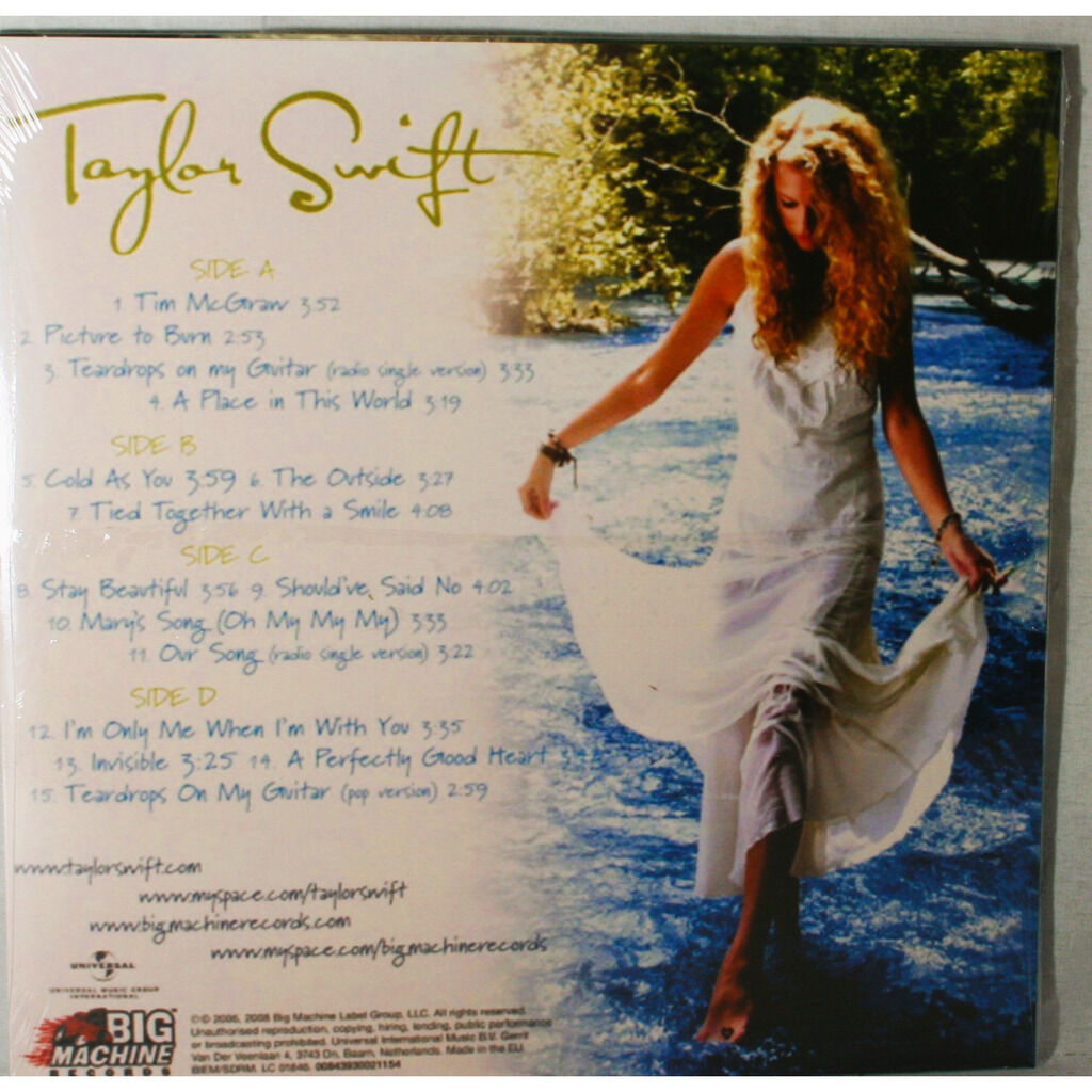 Taylor swift 2lp crystal clear turquoise vinyls / vinyles turquoise ...