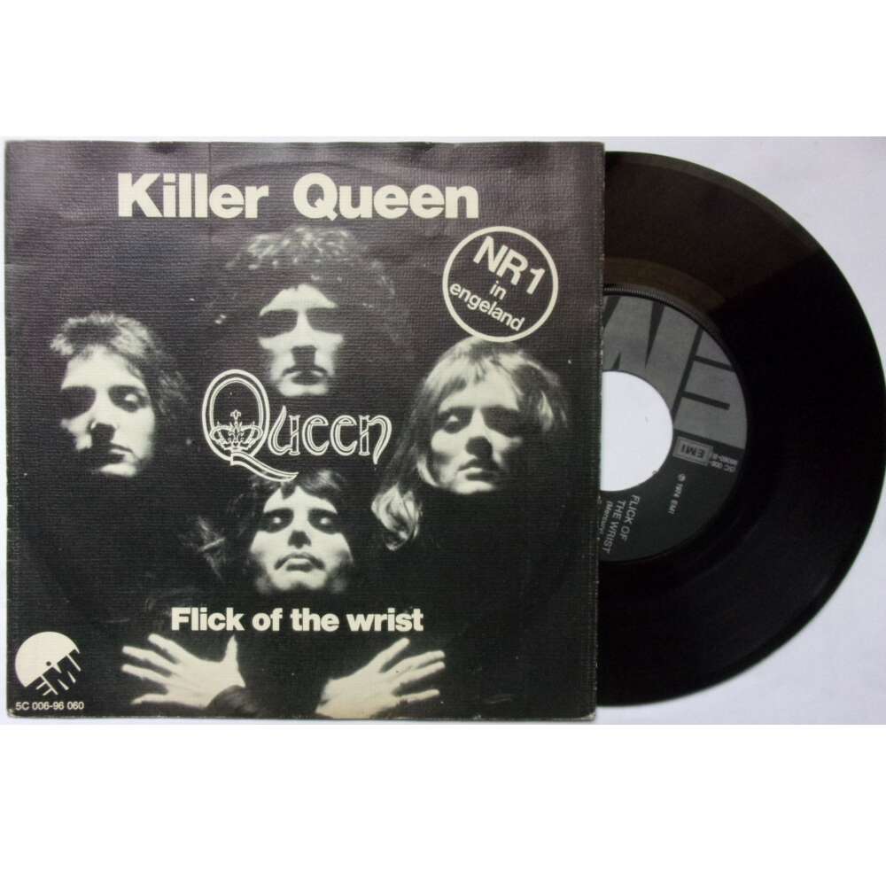 Killer queen / flick of the wrist [black labels] de Queen, SP chez CED.Records - Ref:127633344