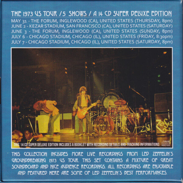 The ocean / the 1973 us tour - box 14cd de Led Zeppelin, Coffret CD ...