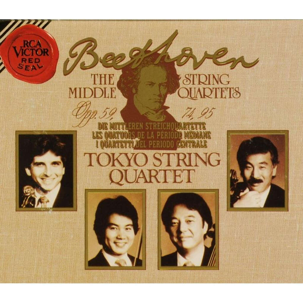 The middle string quartets / tokyo string quartet de Beethoven, Ludwig Van, CD x 3 chez melomaan ...