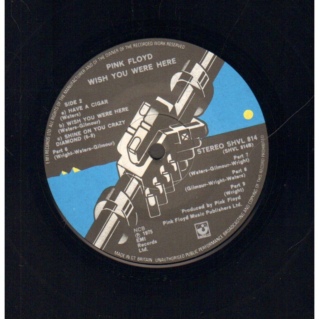 Wish you were here de Pink Floyd Gilmour Wright Waters Roy Harper Dick ...