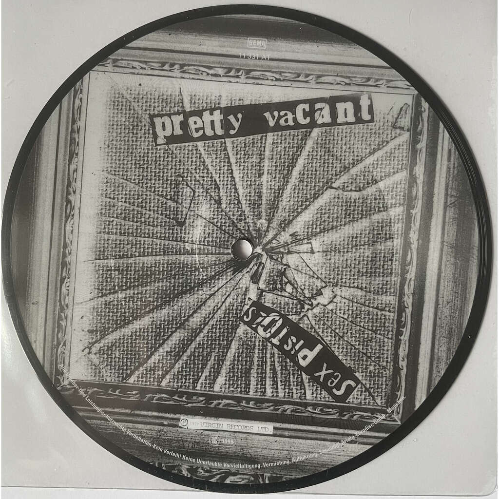 Pretty vacant (picture disc) de Sex Pistols, SP chez Earthtransit - Ref ...
