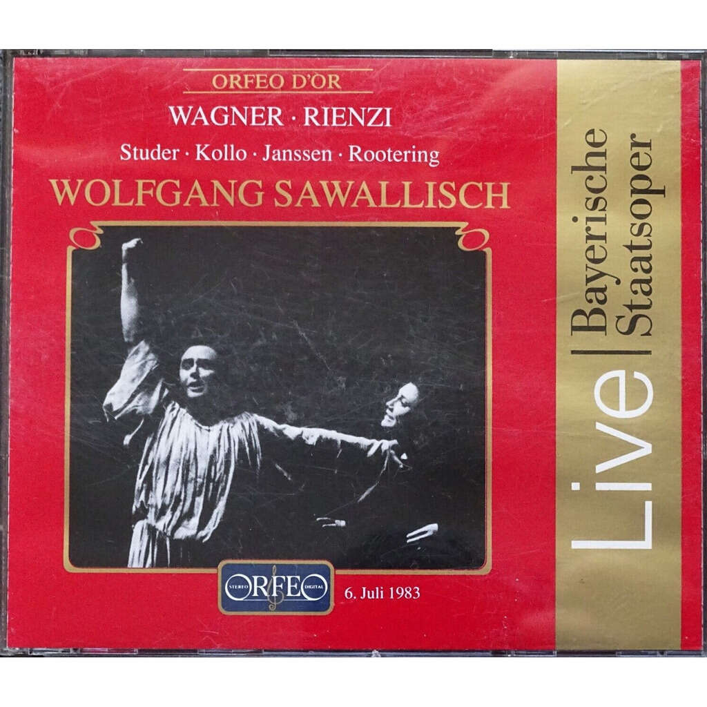 Rienzi 6. juli 1983 live bayerische staatsoper / cheryl studer, rené ...