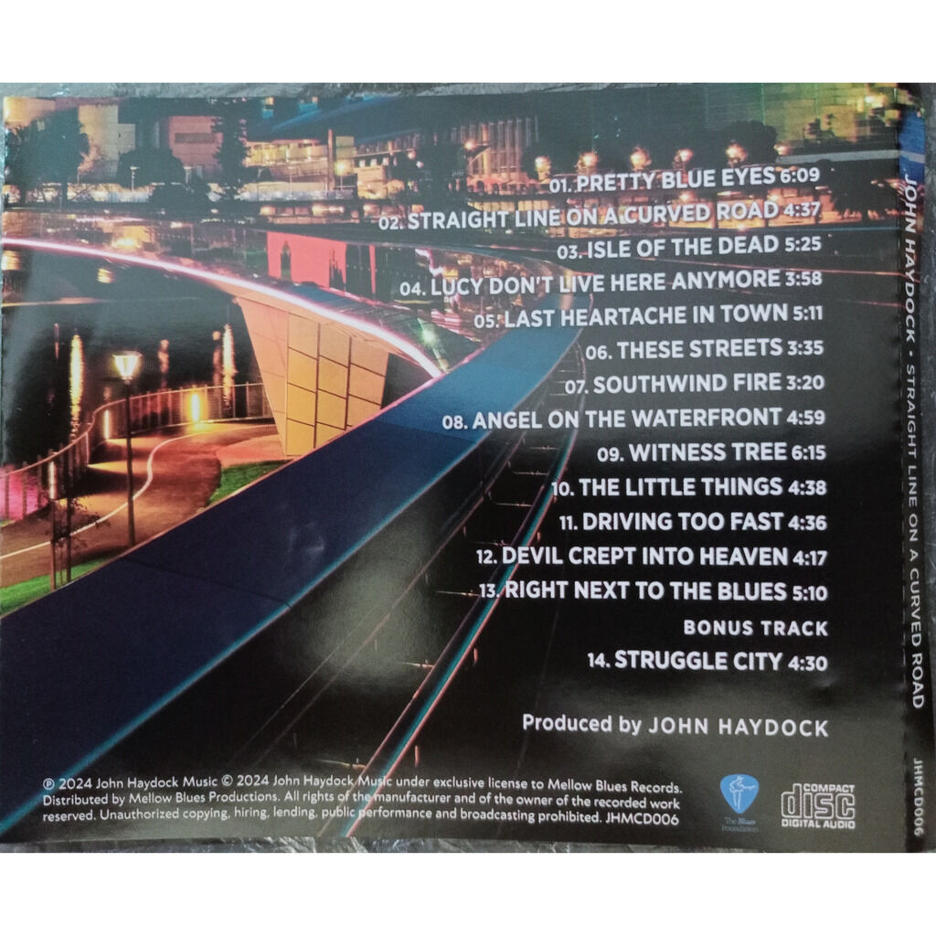 Straight line on a curved road de John Haydock, CD chez kamchatka - Ref:127684358