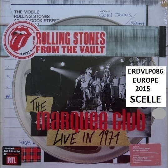 The marquee club live in 1971 - from the vault de Rolling Stones, 33T ...