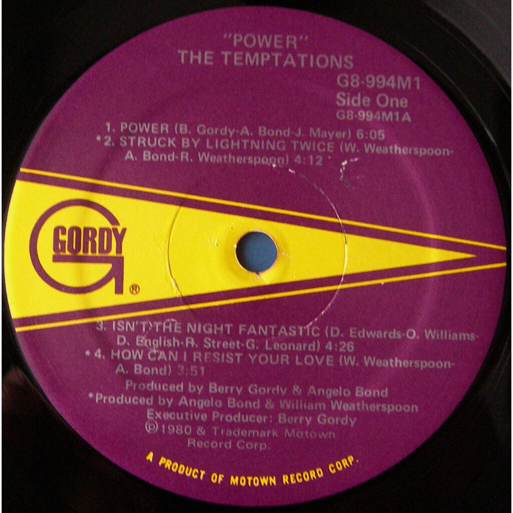 Power by The Temptations, LP with clauio95500 - Ref:127697044
