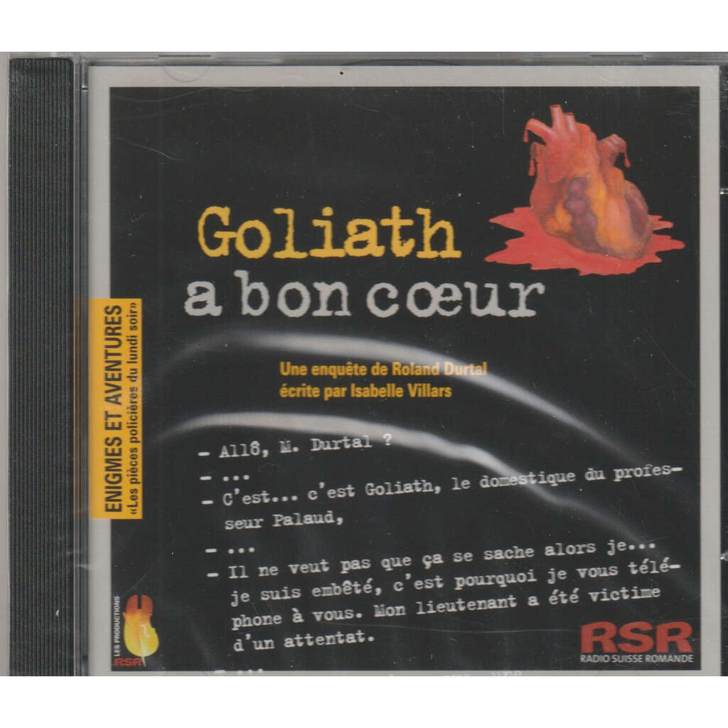 Enigmes et aventures - goliath a bon coeur - Roland Durtal, Isabelle ...