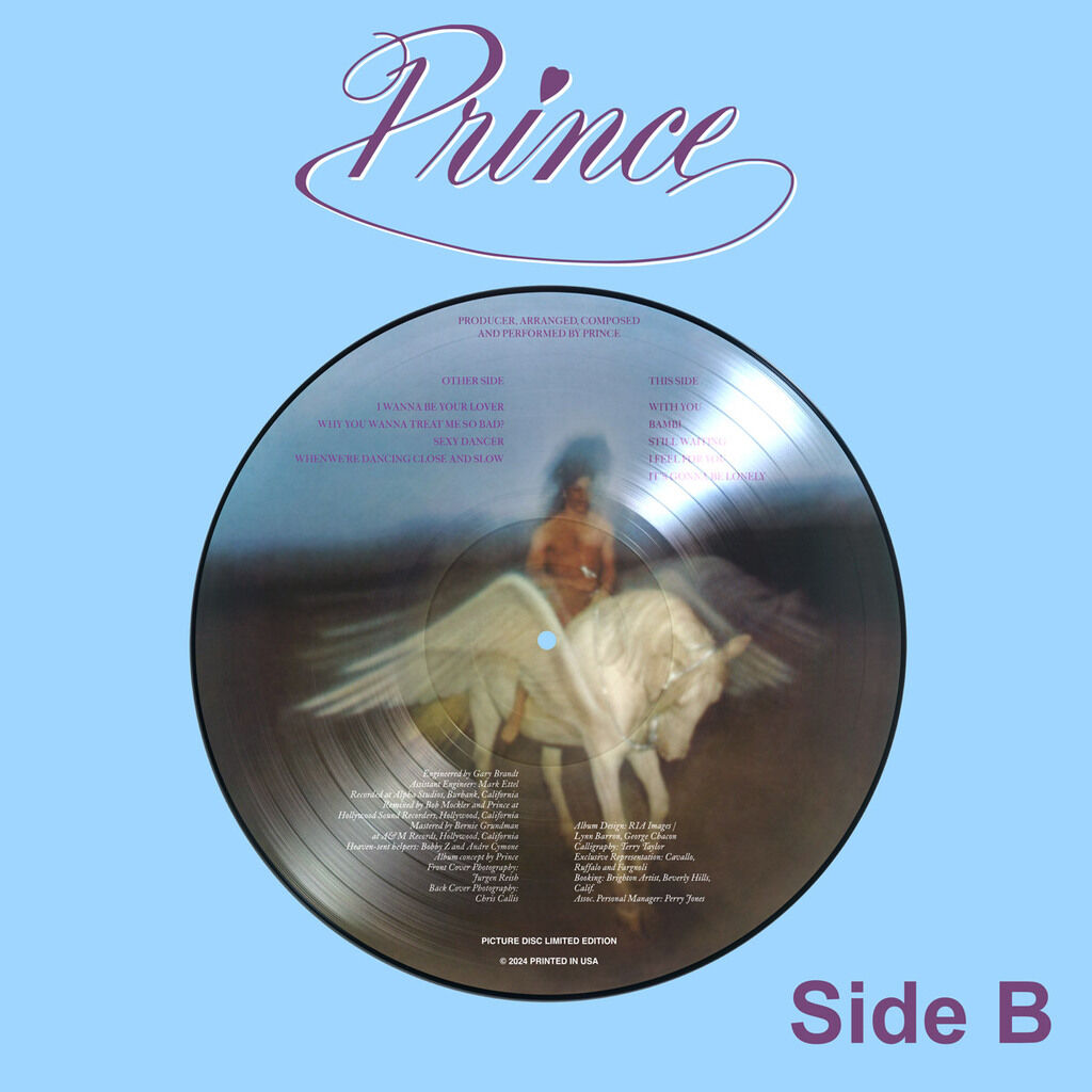 Prince - vinyl picture disc (1-lp limited to 300 numbered copies) by ...