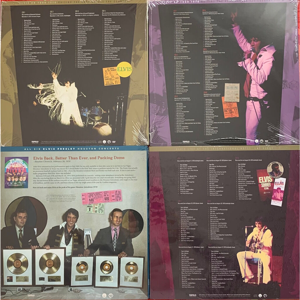 Elvis stage power vol 1 on tour november 1970 stage power vol 2 the ...