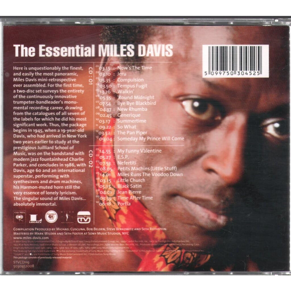 The essential miles davis de Miles Davis, CD x 2 chez disquaire06100 ...