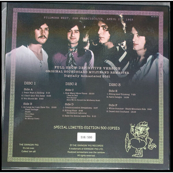 The hand that feeds - definitive version by Led Zeppelin, LP x 3 with ...