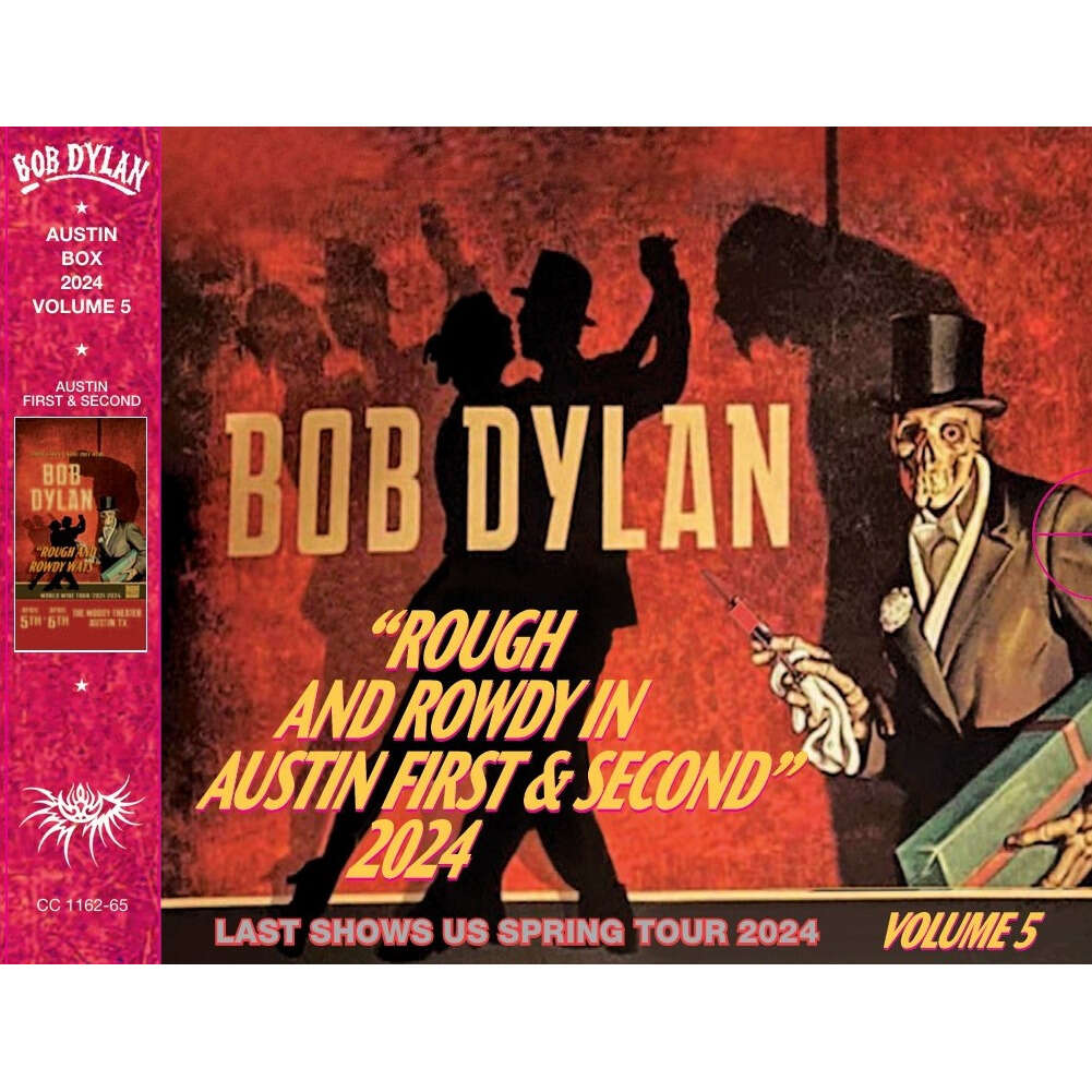 Dylan bob - rough and rowdy in austin first & second 2024 - 4 cds crystal cat records sealed by ...
