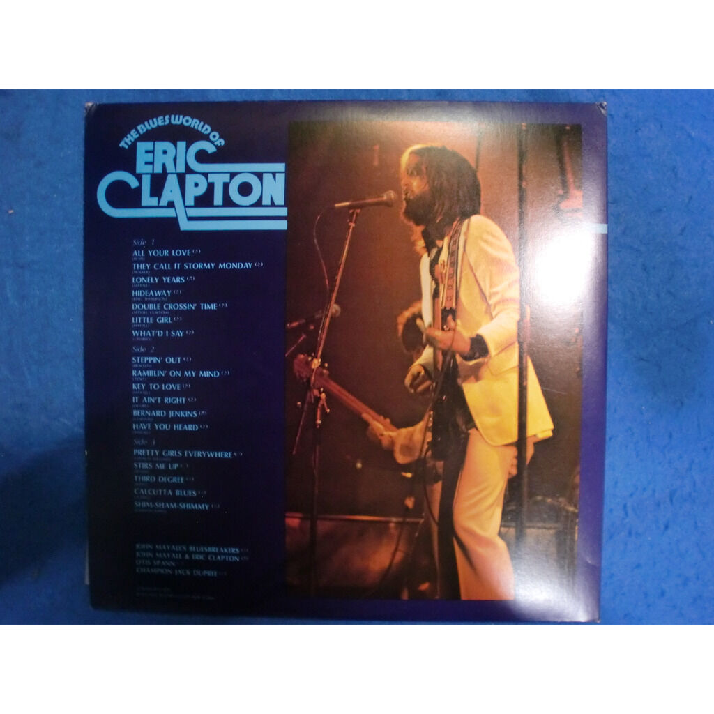 The blues world of eric clapton de Eric Clapton, Double 33T Gatefold ...
