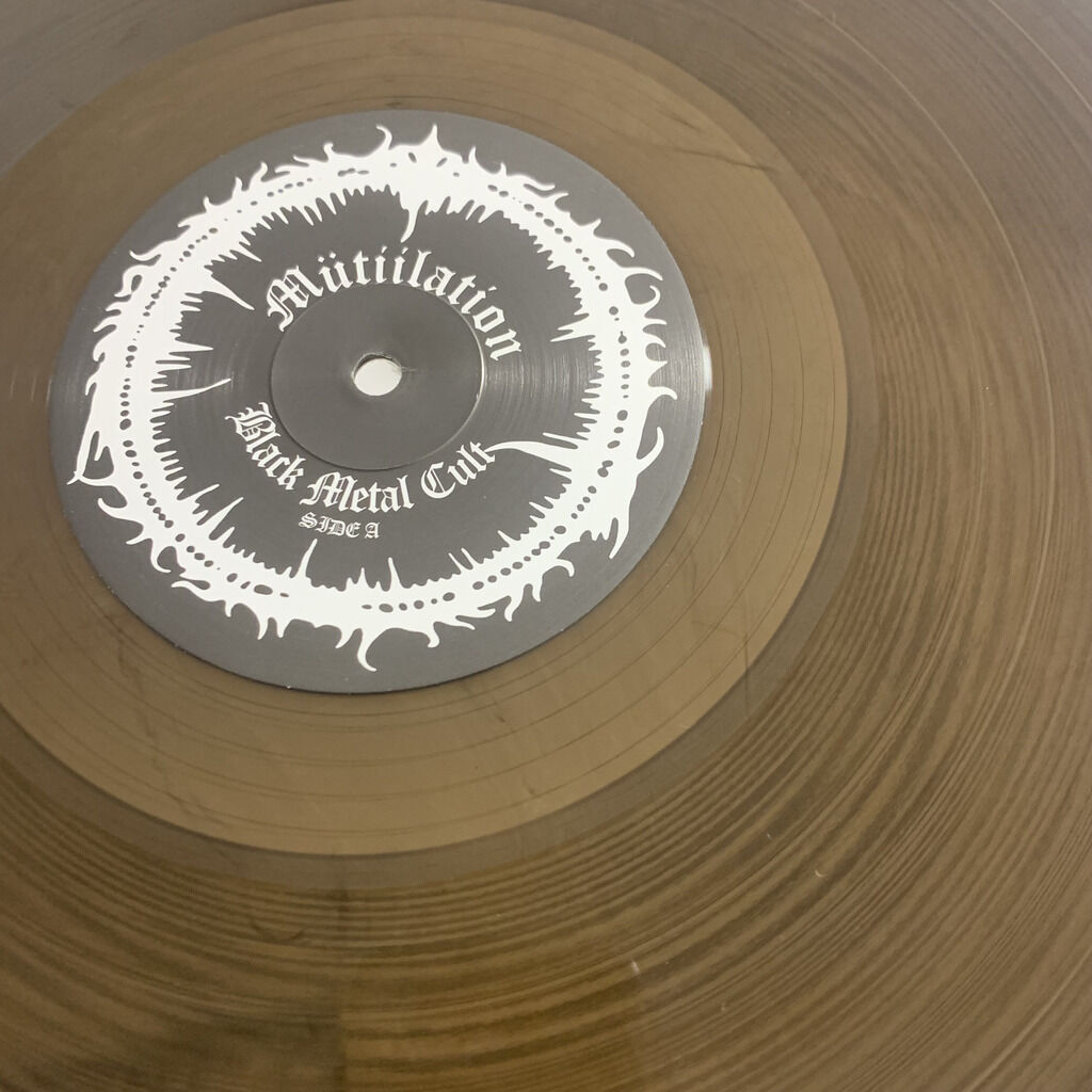 MUTIILATION black metal cult. clear black vinyl, LP 180-220 GR for sale ...