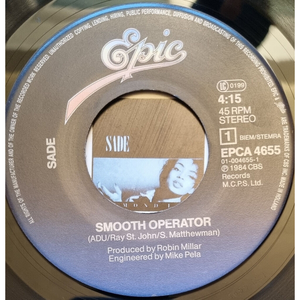 Smooth operator - spirit - Sade - ( 7'' (SP) ) - セラー： neil93 - Id:128055427