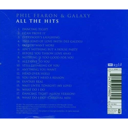 All the hits by Phil Fearon & Galaxy, CD with tjmusique - Ref:128075673