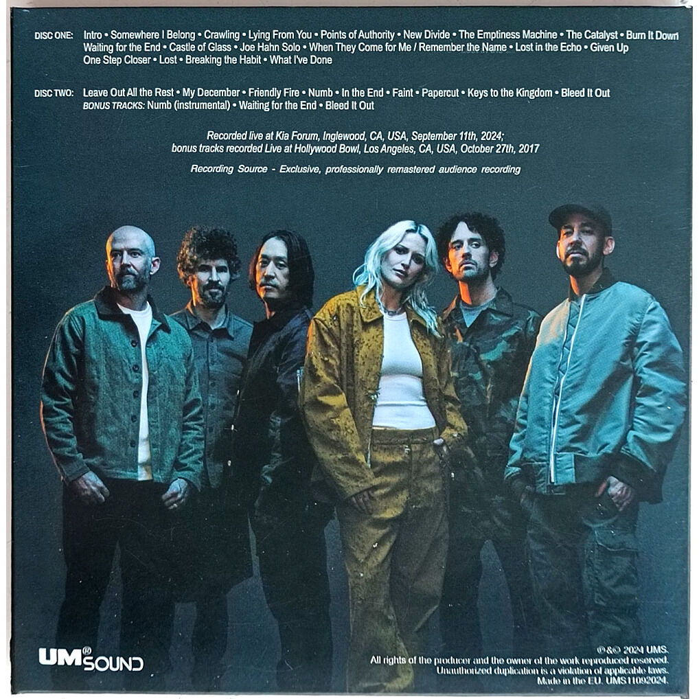 Live in los angeles 2024 from zero world tour 2cd set de Linkin Park ...