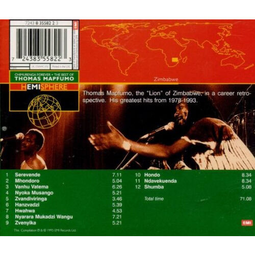 The best of thomas mapfumo - chimurenga forever by Thomas Mapfumo, CD ...