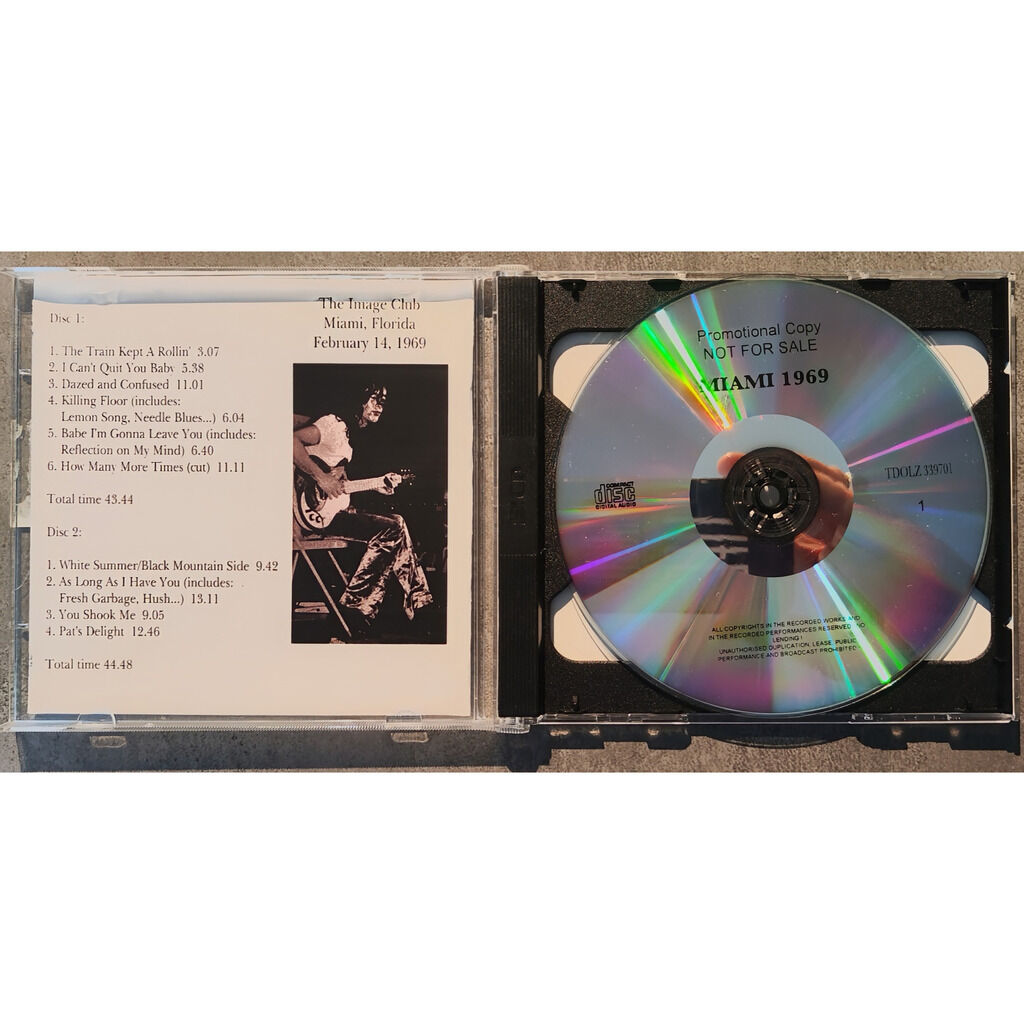 1969 miami florida 2 pro cdr de Led Zeppelin, CD x 2 chez jepiro57 ...