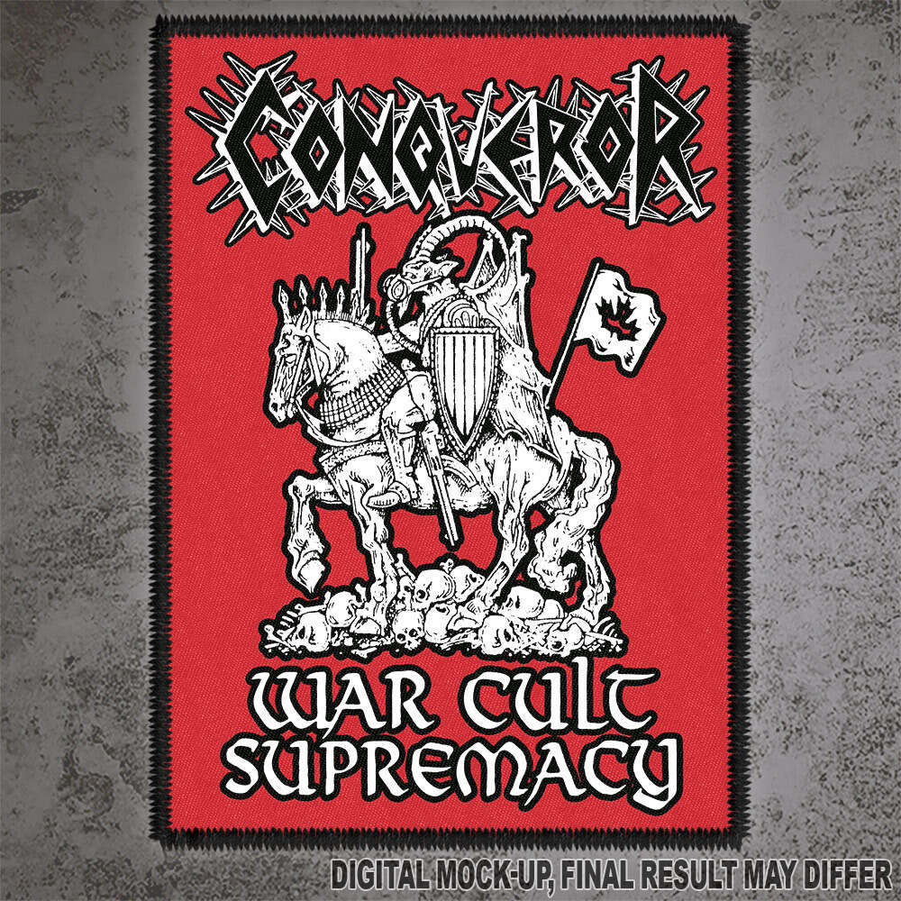 CONQUEROR war cult supremacy. woven patch, PATCH for sale on ...