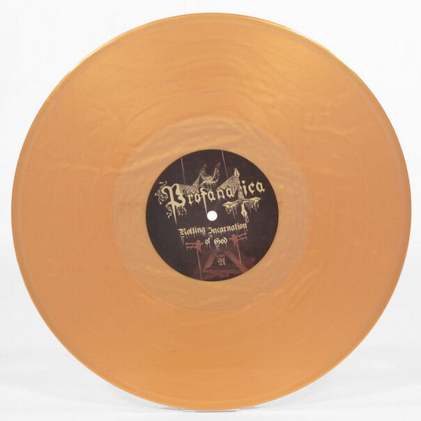 PROFANATICA rotting incarnation of god. gold vinyl, LP GATEFOLD for ...