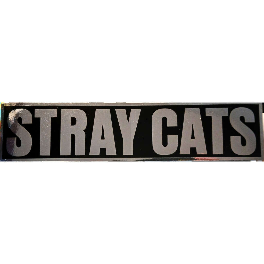 Stray cats (japan early 80s original promo sticker!!) de Stray Cats, Sticker chez gmvrecords ...