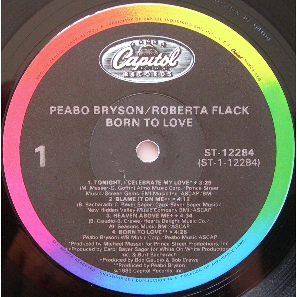 Born to love by Peabo Bryson And Roberta Flack, LP with clauio95500 ...