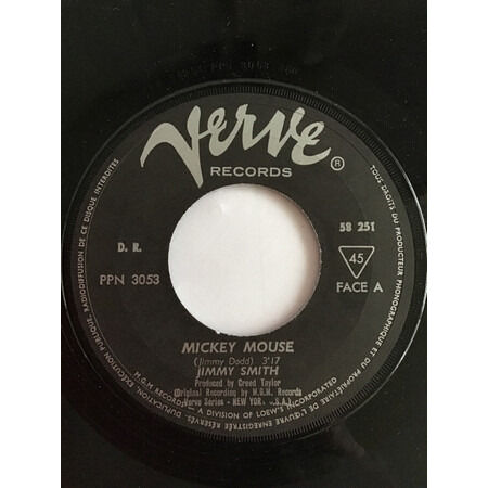 T-bone steak / mickey mouse de Jimmy Smith, 45T x 1 chez fatback - Ref ...