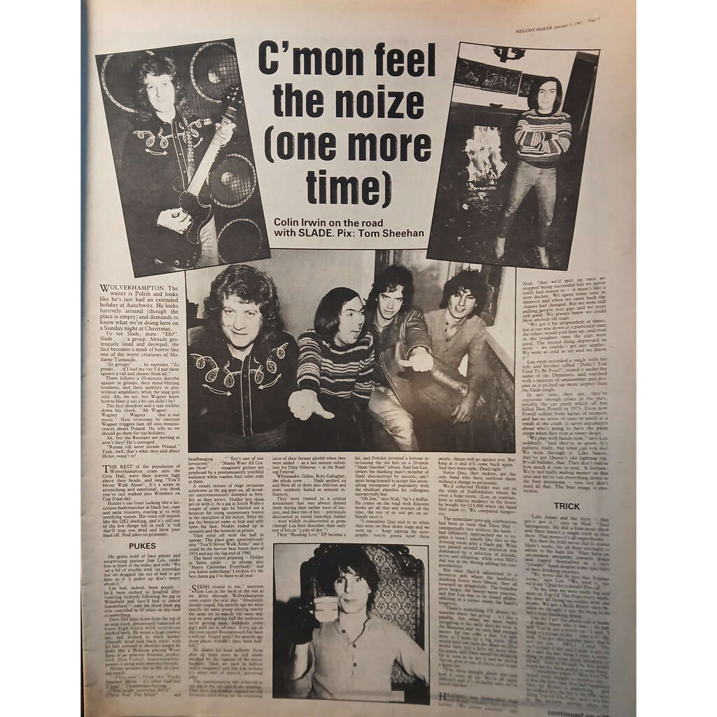 Melody maker (03.01.1981) (uk 1981 full music magazine!!) by Slade ...