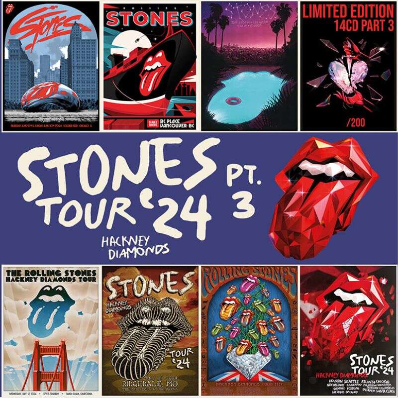 Hackney diamonds tour '24, part 3 (eu 2025 ltd 200 no'd copies live ...