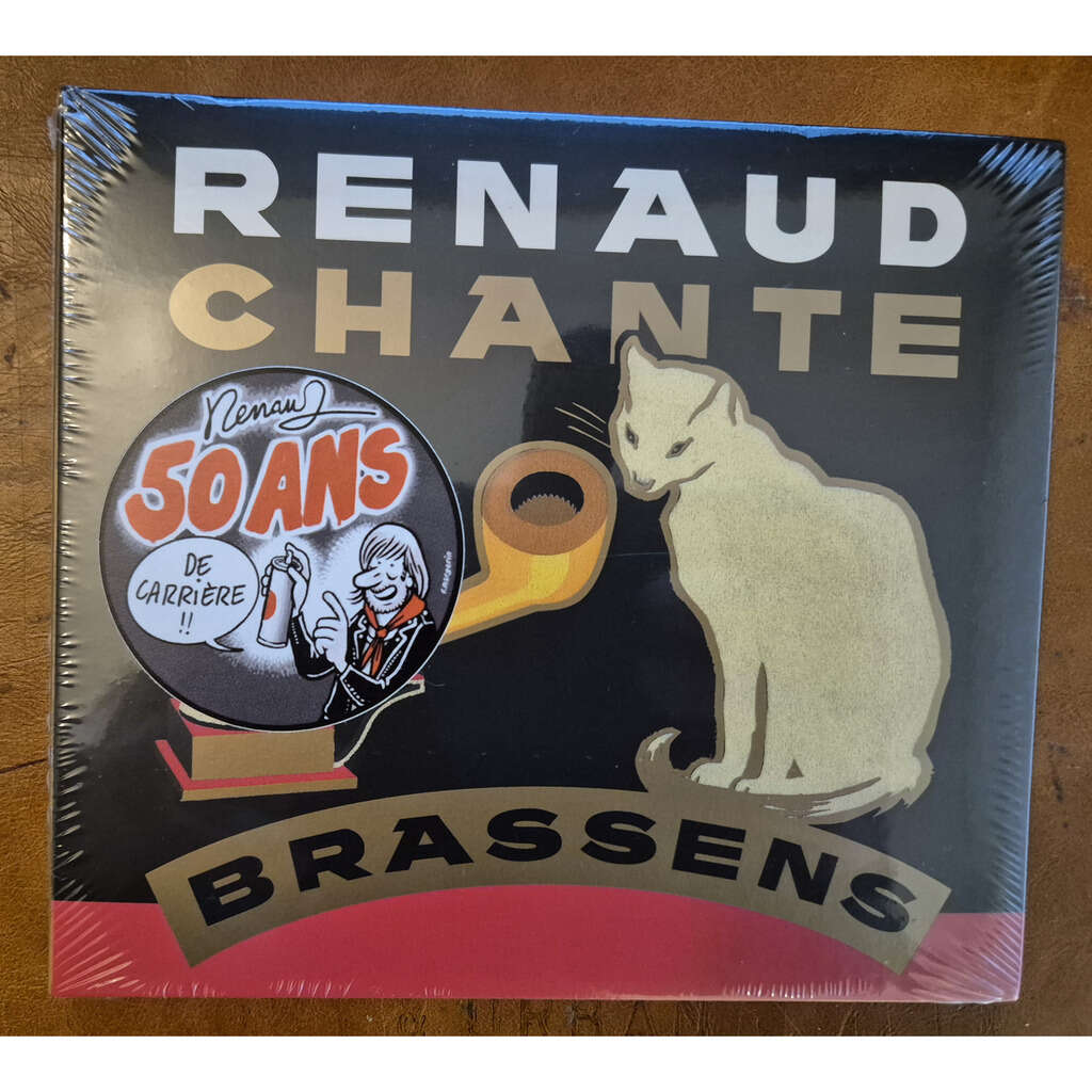 Cd digipack renaud chante brassens 50 ans de carrière édition limitée ...