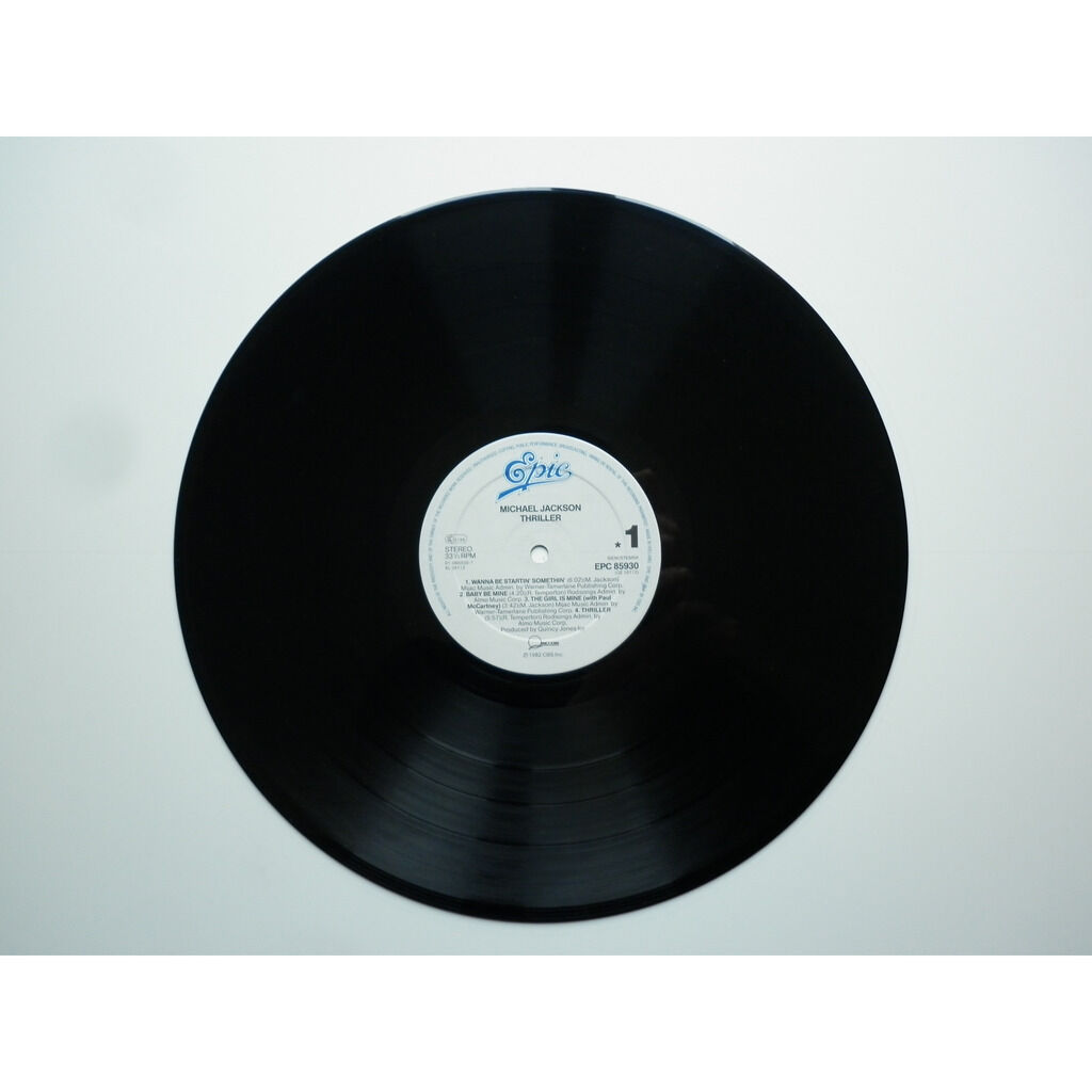 Thriller disque label blanc biem de Michael Jackson, 33T chez fanfan ...