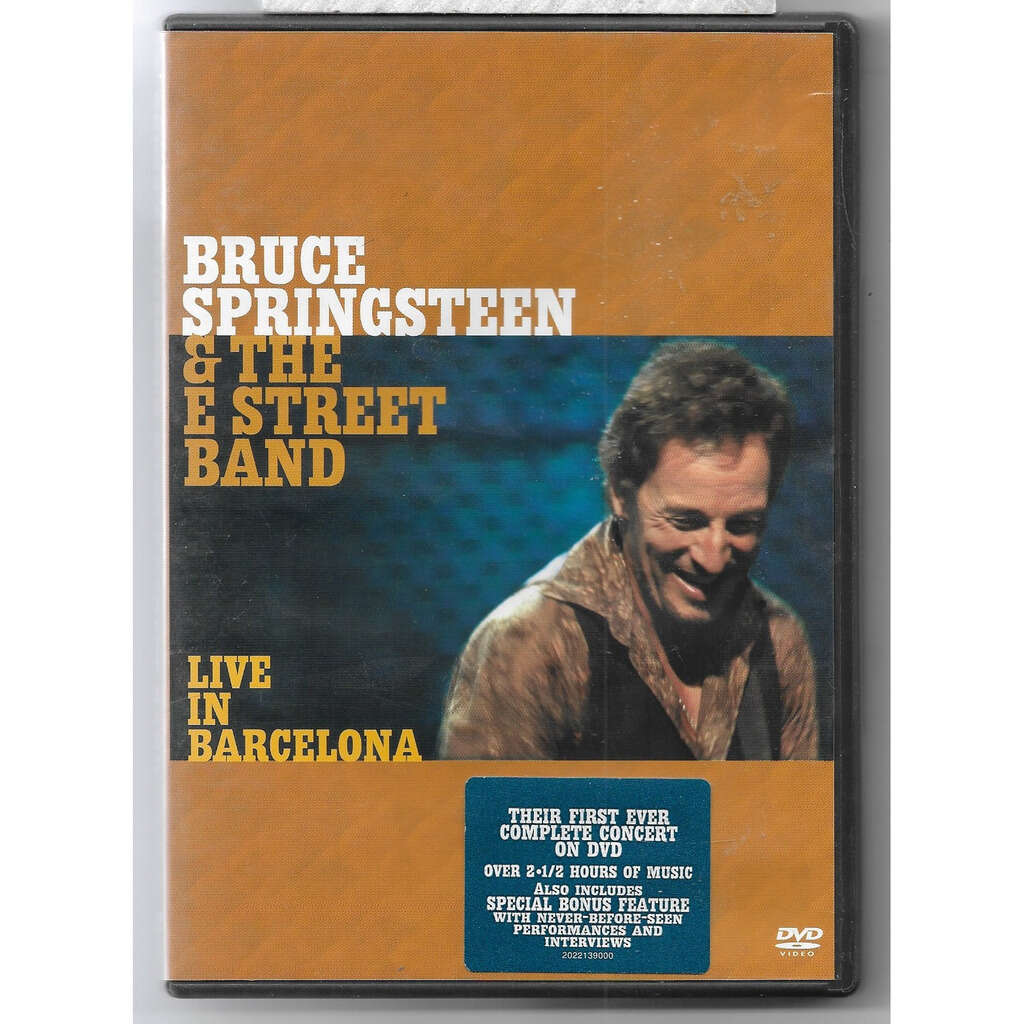 Live in barcelona de Bruce Springsteen & The E-Street Band, DVD x 2 ...